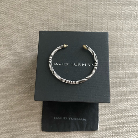 David Yurman | Jewelry | Dy Cable Classics Bracelet With 4k Yellow Gold ...